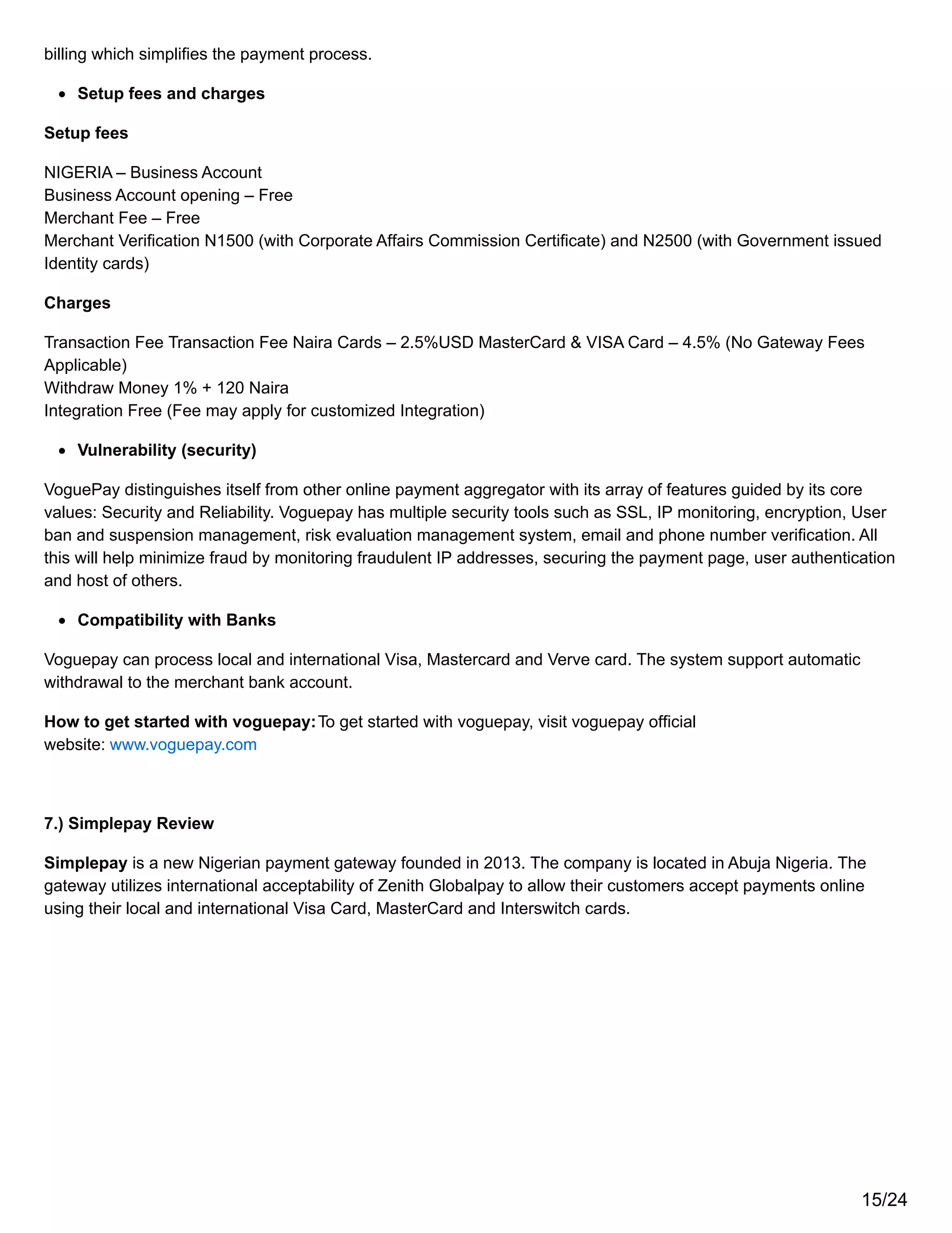 online payment gateway in nigeria | PDF