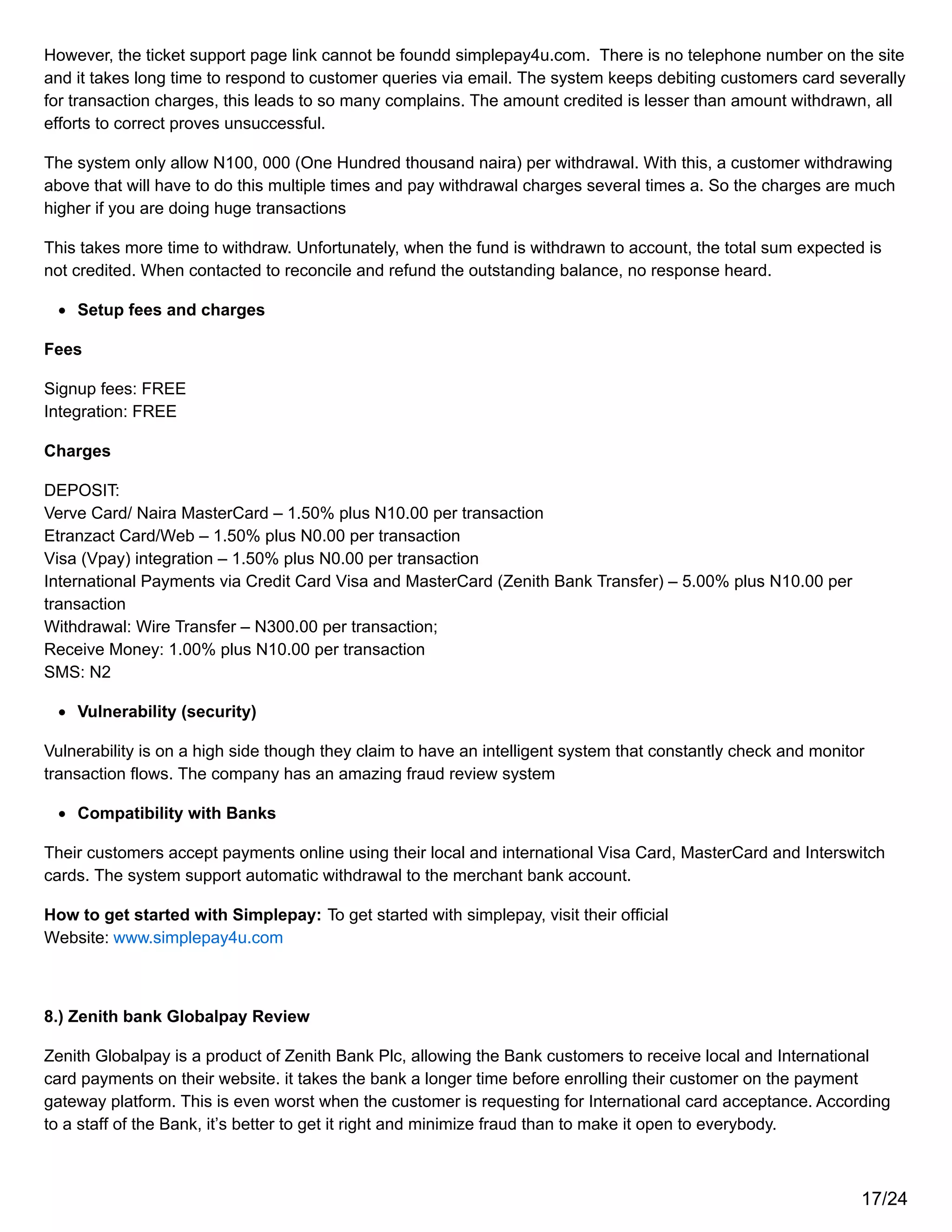 online payment gateway in nigeria | PDF