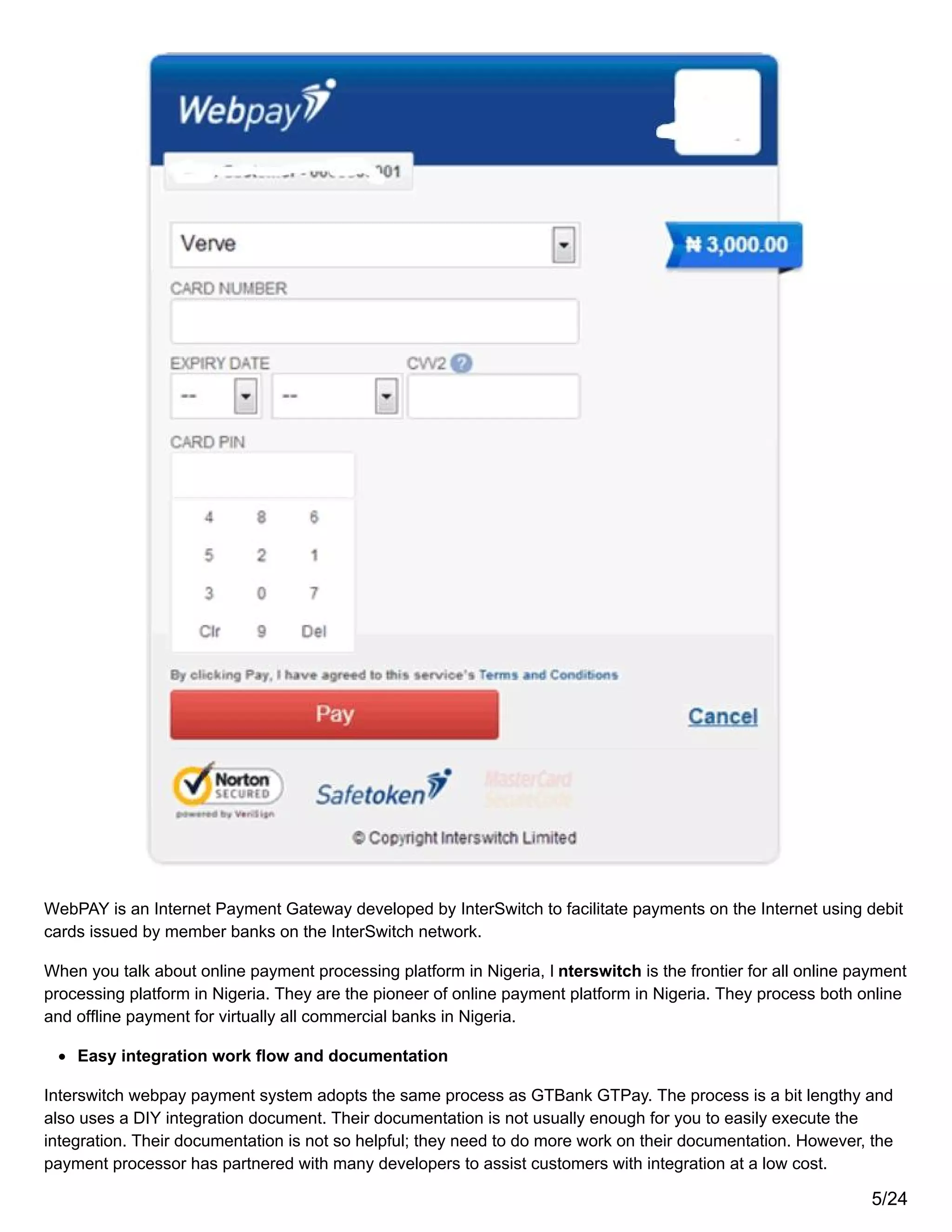 online payment gateway in nigeria | PDF