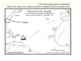 Blank Triangular Trade Map