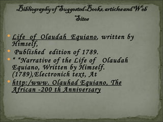 Olaudah Equiano 3 R Lcd | PPT