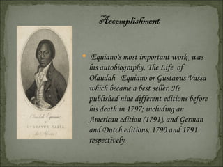Olaudah Equiano 3 R Lcd | PPT