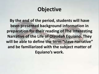 Olaudah equiano | PPTX
