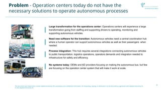 USING LEVEL 4 AUTONOMY TO BRING VALUE TO LOGISTICS AND MOBILITY | PPT