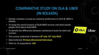 Ola vs uber ppt | PPTX