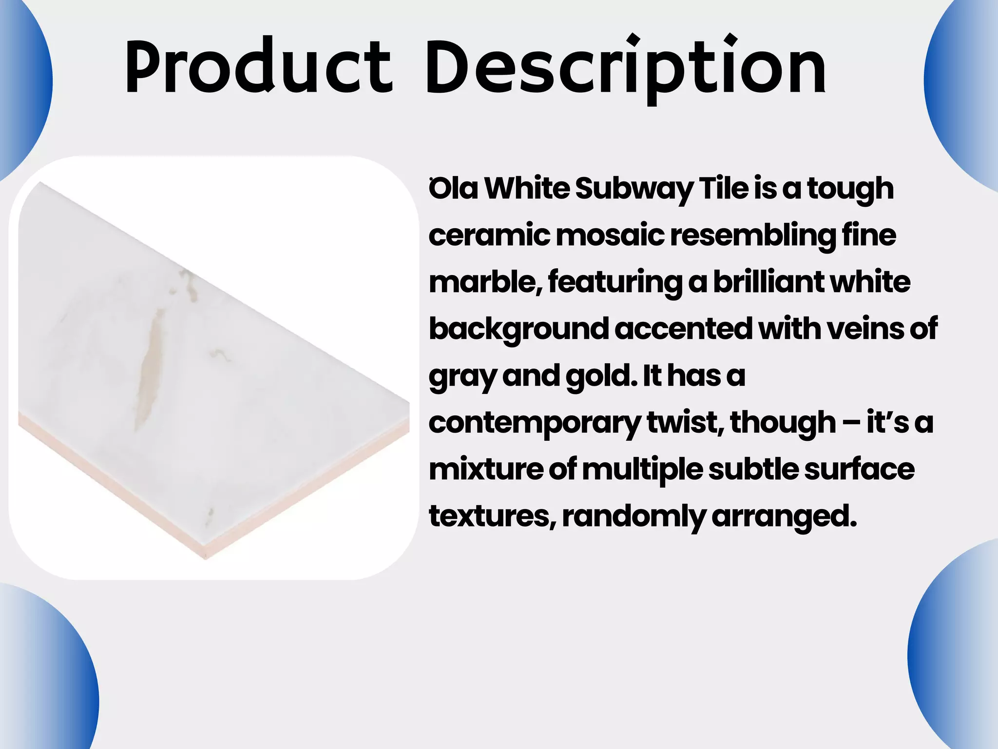 Ola White 4X16 Glossy Ceramic Wall Tile.pdf