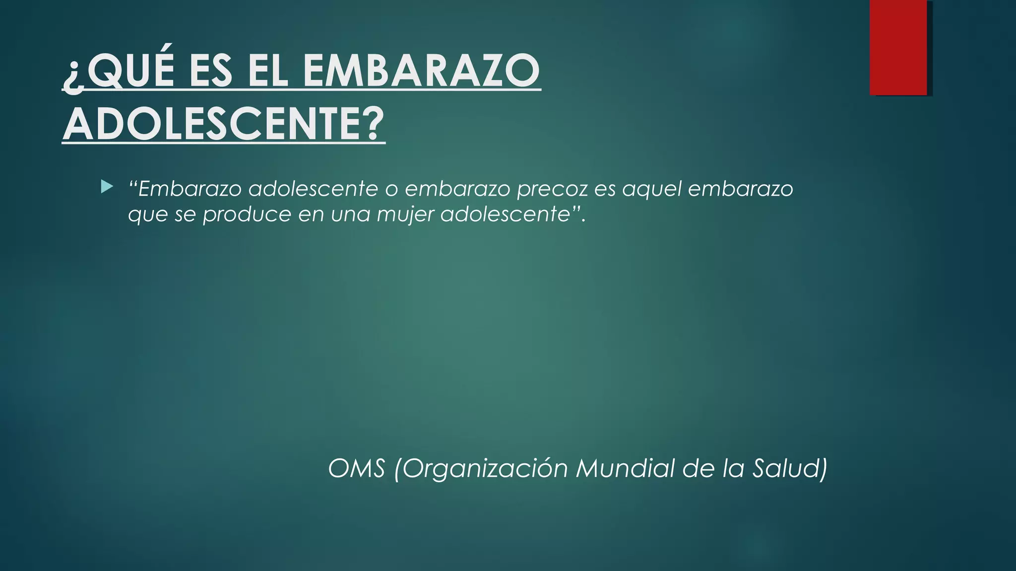 Embarazo Precoz | POT