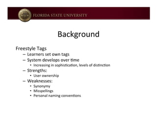 Effective Tagging Practices for Online Learning Environments ...