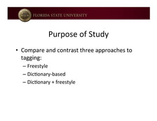 Effective Tagging Practices for Online Learning Environments ...