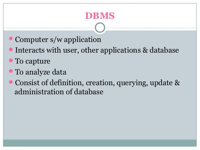 CURRENT AND FUTURE TRENDS IN DBMS