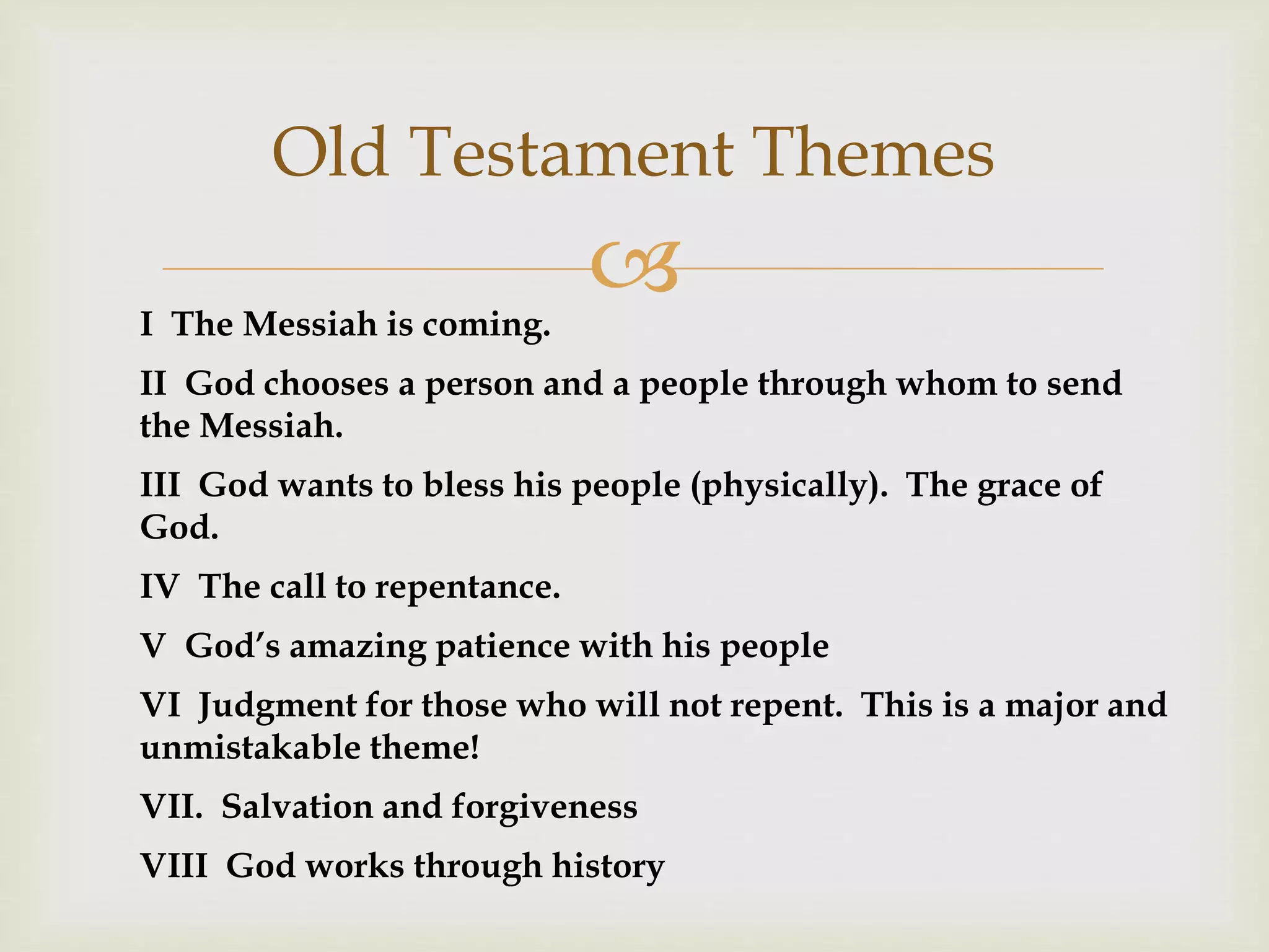 A Brief Introduction to the Old Testament | PPTX | Christianity ...