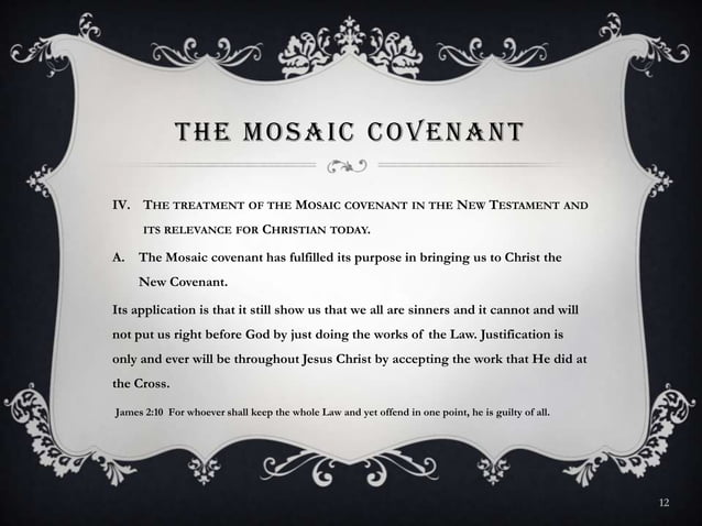 Old Testament The Abrahamic And Mosaic Covenants | PPTX