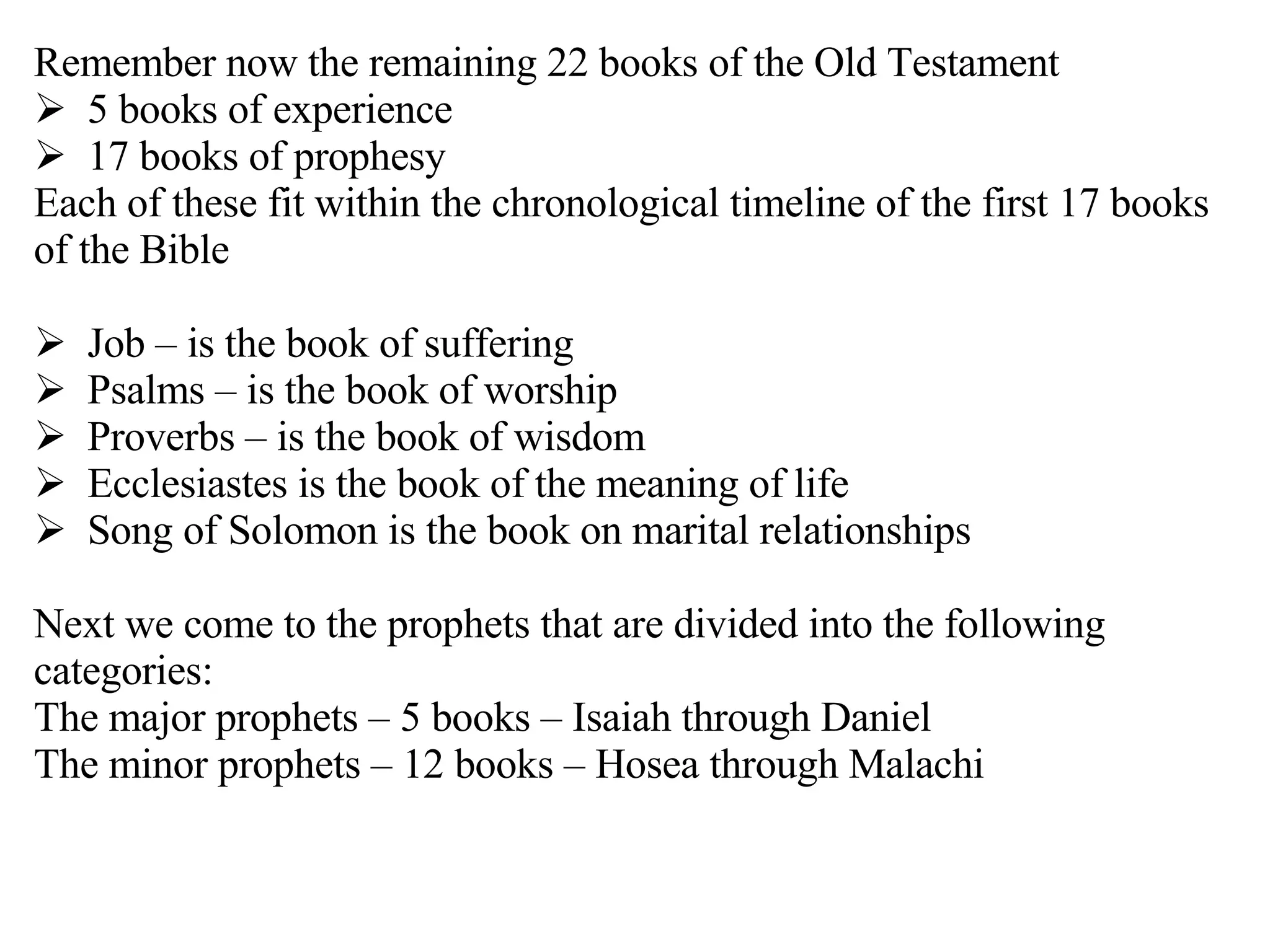 Old Testament Timeline | PPT
