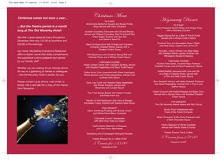 The Old Waverley Hotel in Edinburgh - Christmas Offer | PDF | Desserts ...