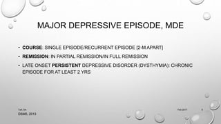 Depression in old age: primary care setting | PPTX