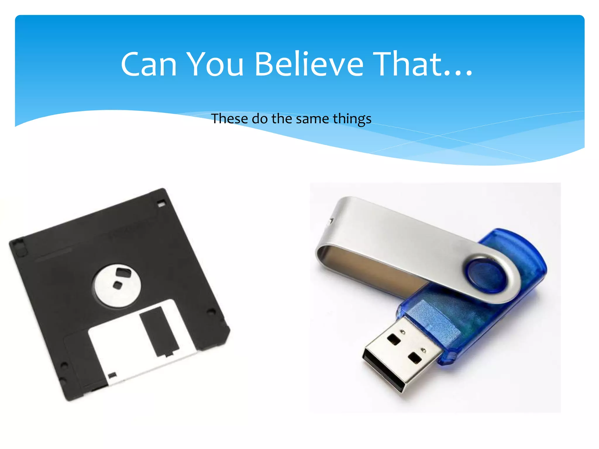 Old and New Technology | PPTX