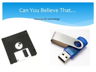 Old and New Technology | PPTX