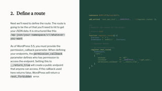 Old WP REST API, New Tricks | PDF