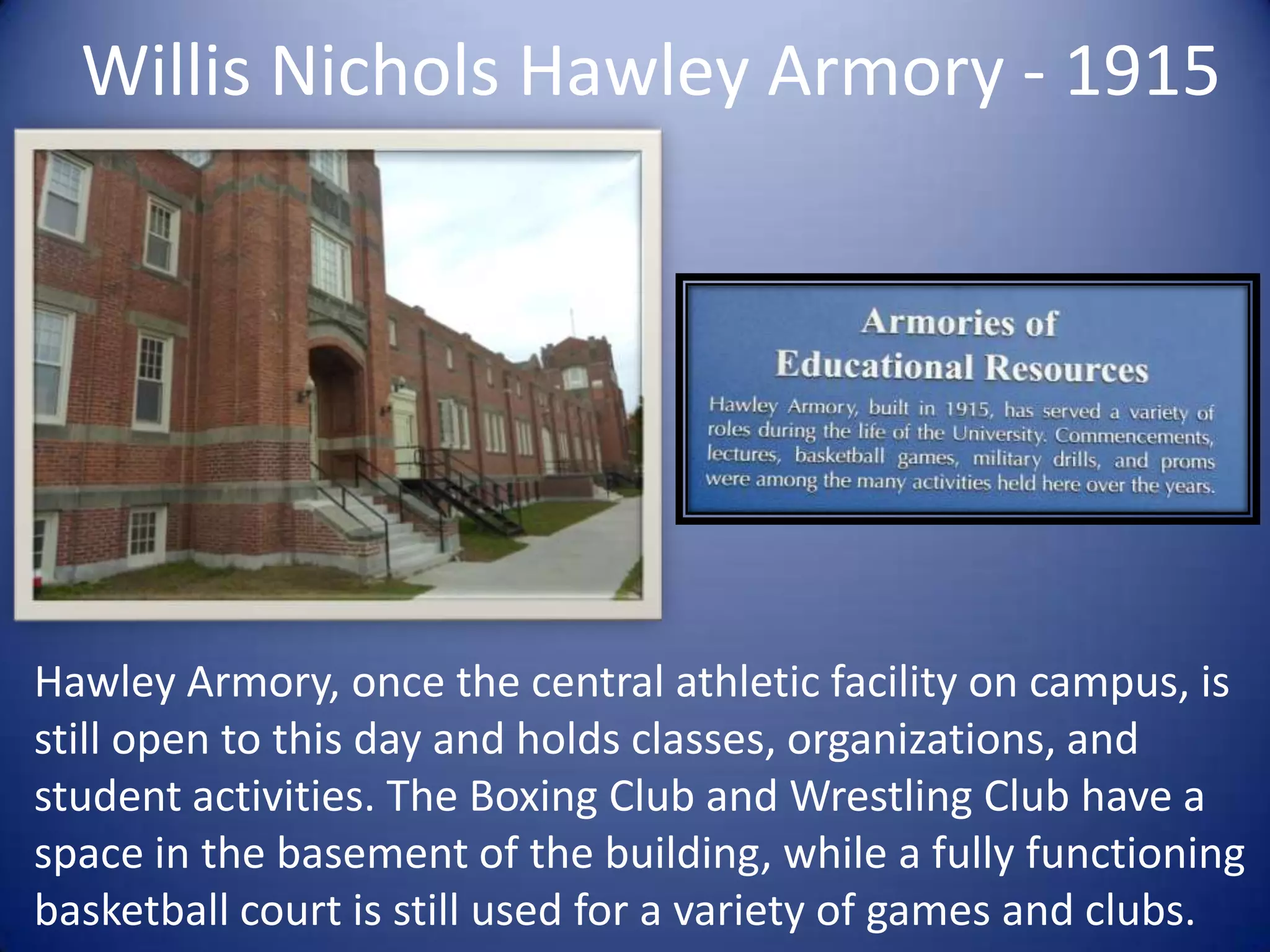 17th and 18th Century Buildings at UConn | PPTX