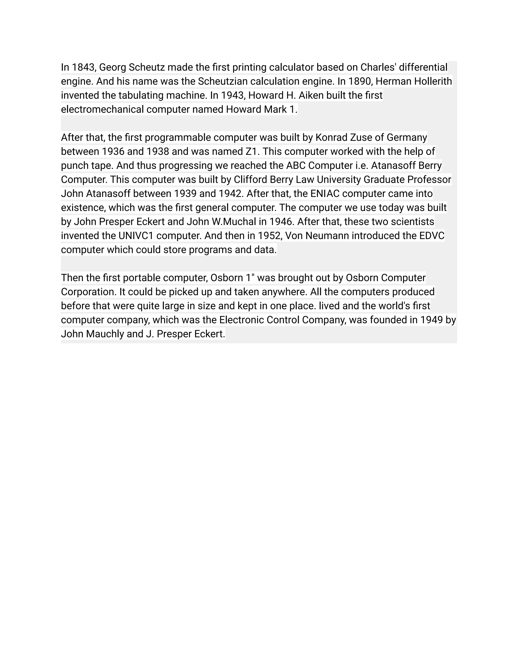 Old Computer History - Timeline of Computer History - Inter Biography.pdf