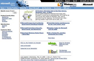 Homepage Designs of Computer Companies | PDF