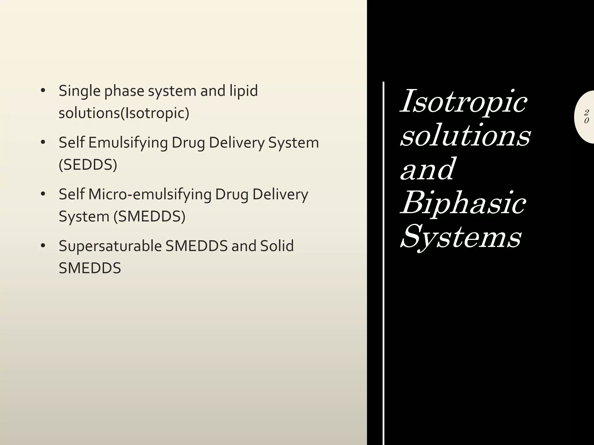 Oral lipid drug delivery system for poor water soluble drugs | PPTX