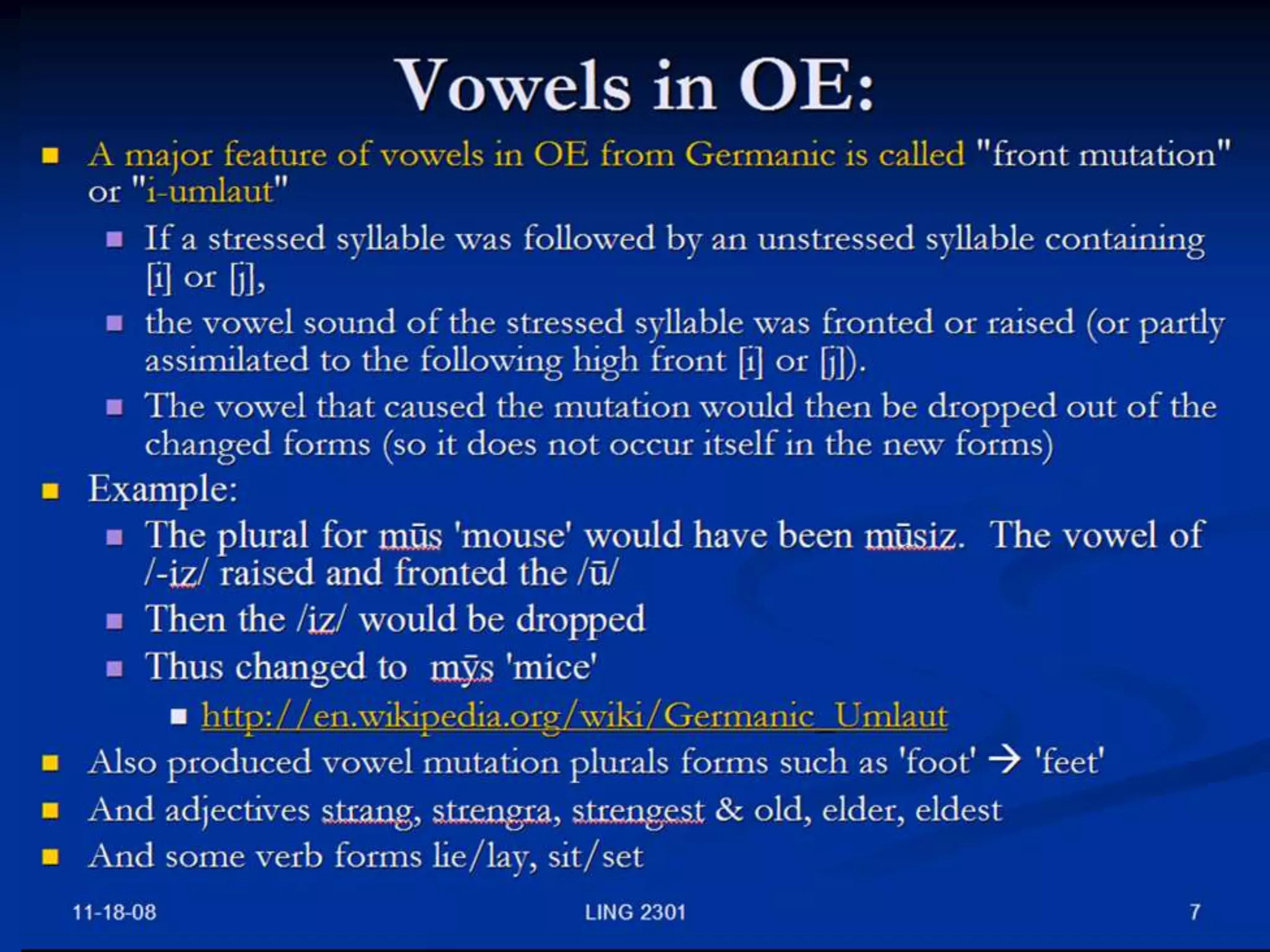 OLD ENGLISH | PPTX