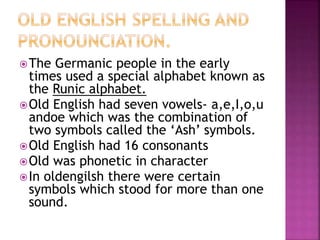 Old english | PPTX