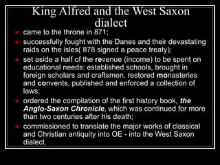 Old English. Part 3. General Characteristics.ppt