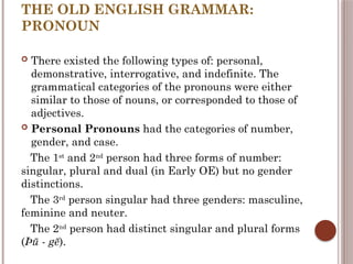 Old English verbs and their old types.pptx