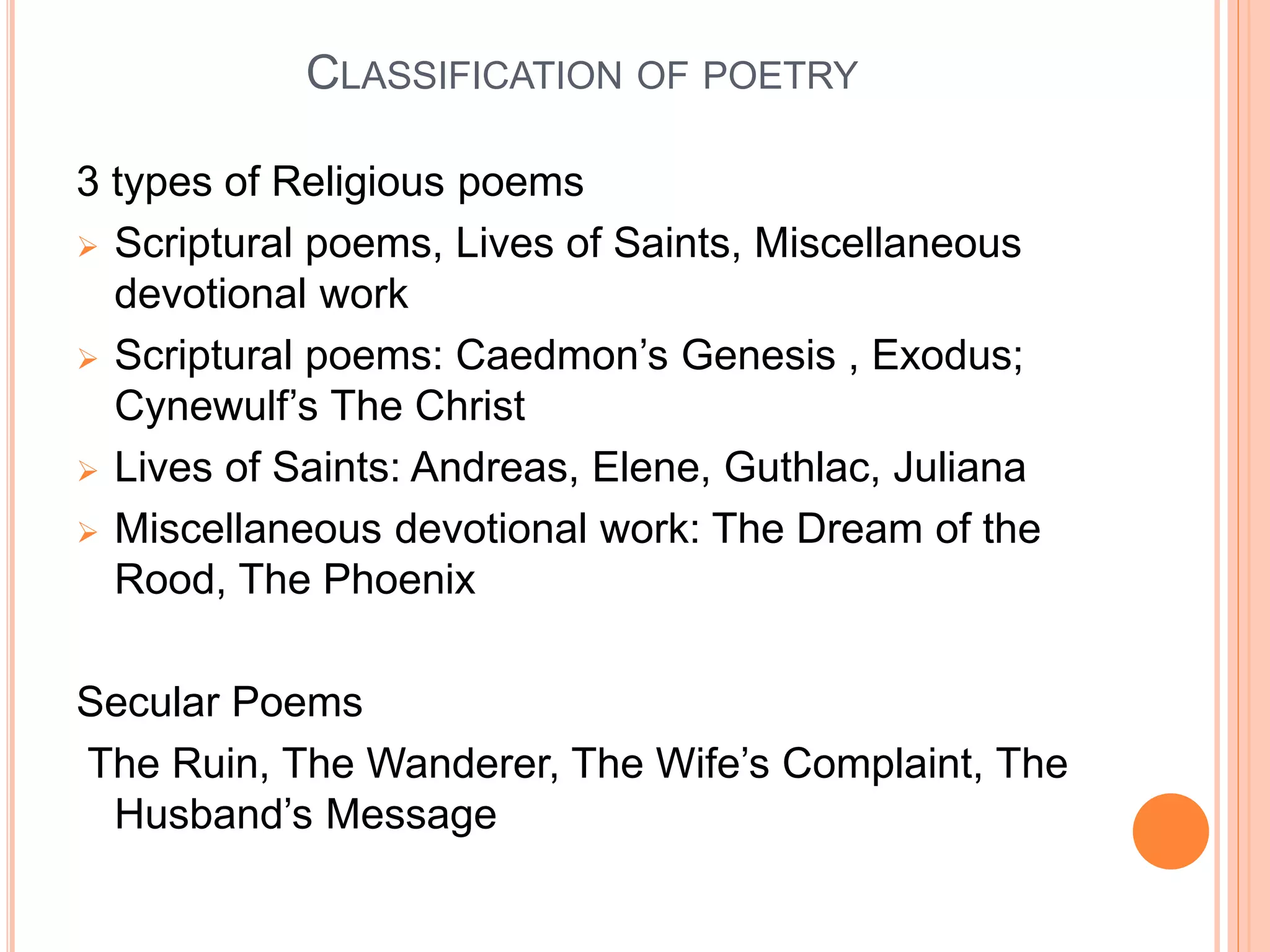 OLD ENGLISH LITERATURE | PPTX