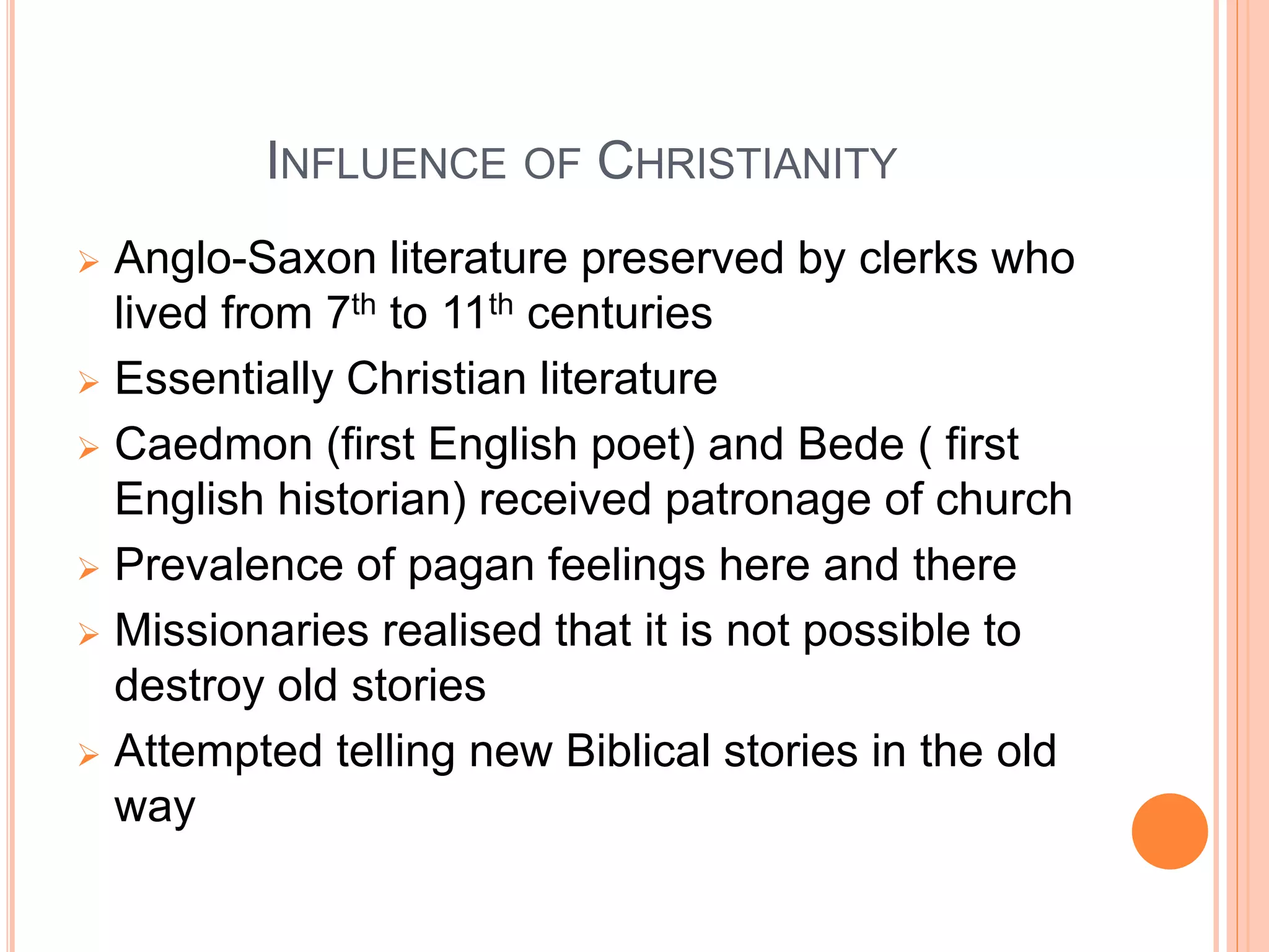 OLD ENGLISH LITERATURE | PPTX