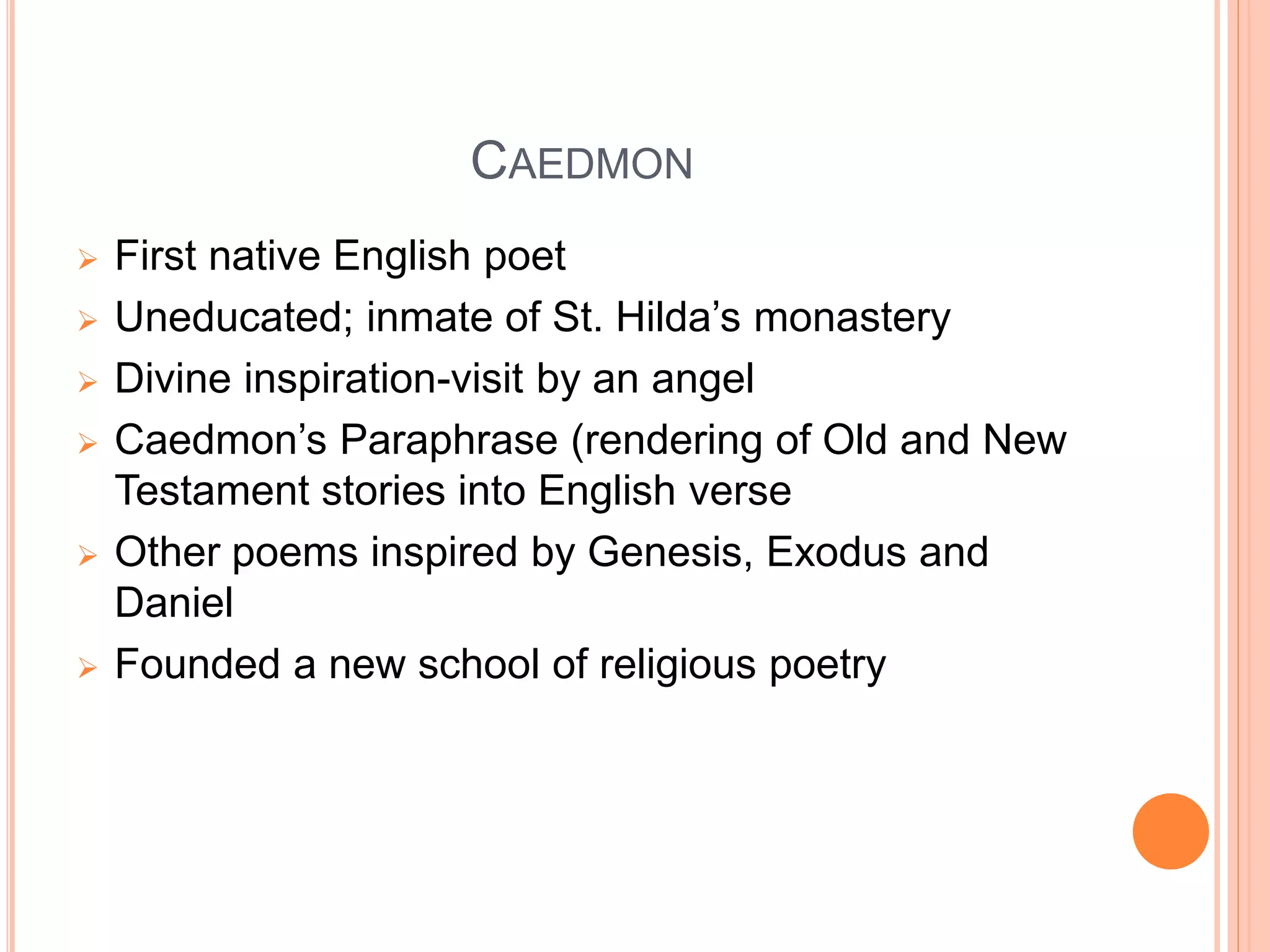 OLD ENGLISH LITERATURE | PPTX