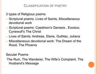 OLD ENGLISH LITERATURE | PPTX