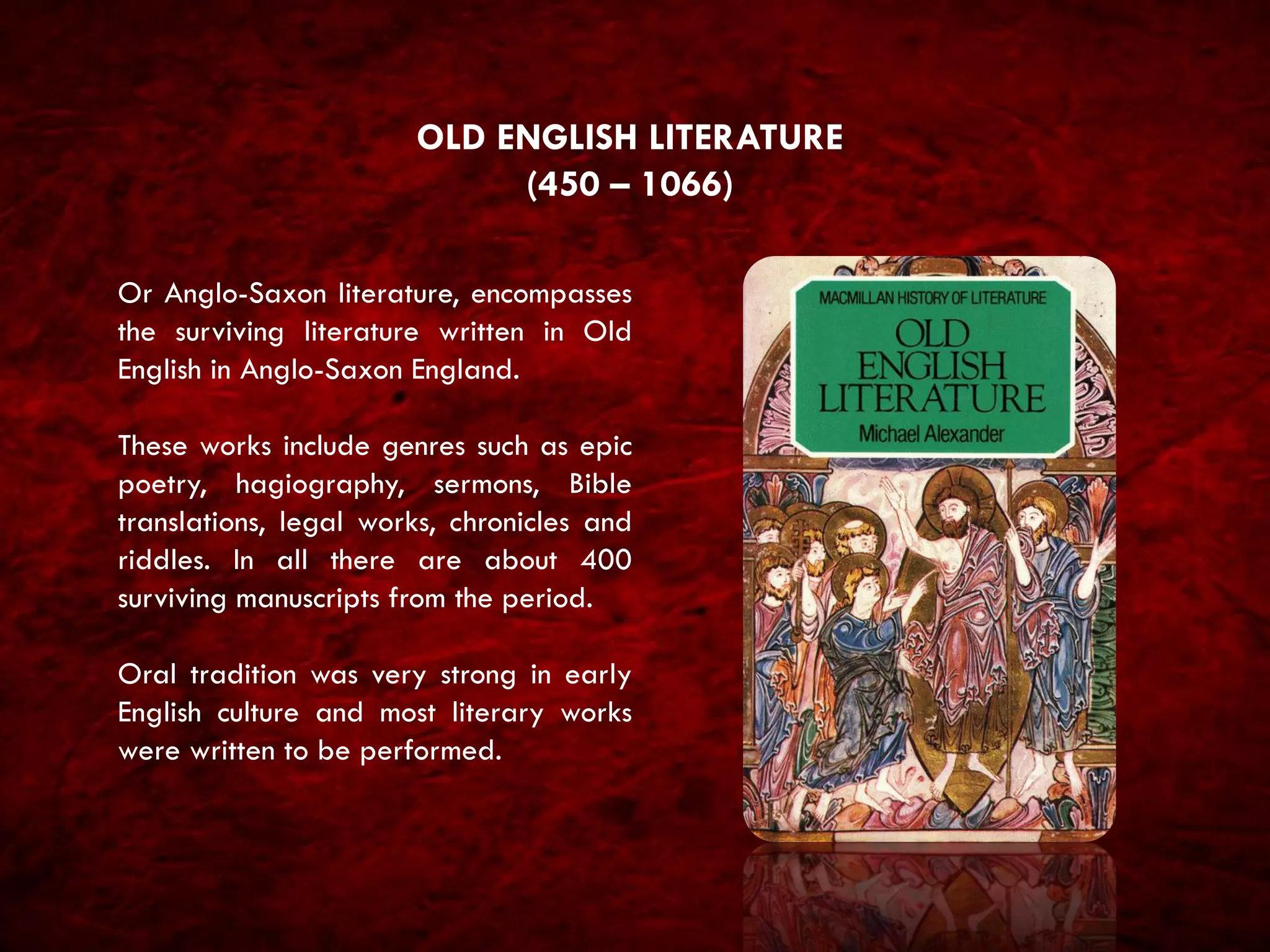 Old English & Middle English Period | PDF
