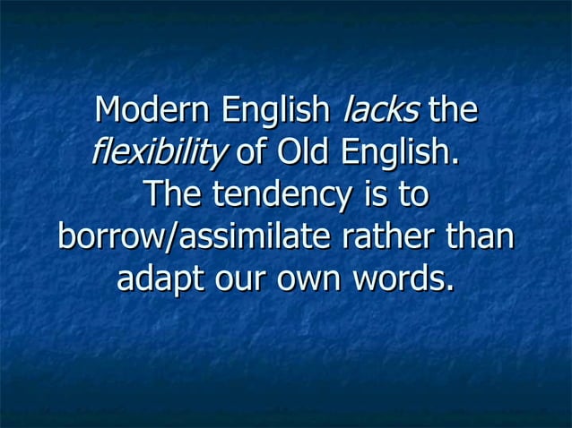 Old english power point | PPT | Books and Literature