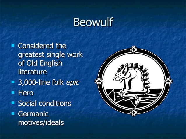 Old english power point | PPT | Books and Literature