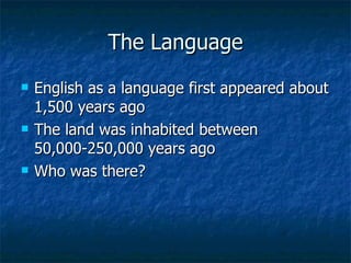 Old english power point | PPT