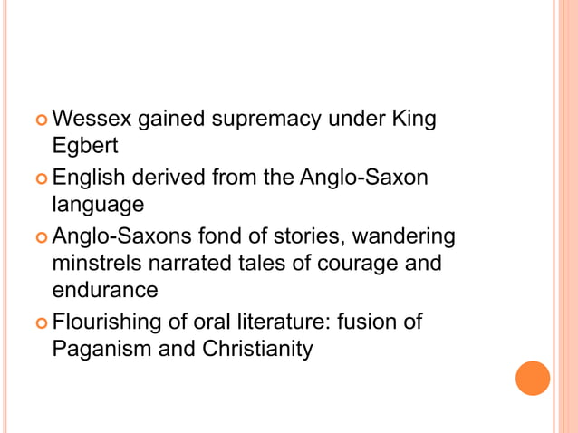 Old English Social History | PPTX | Genealogy and Ancestry | Hobbies ...