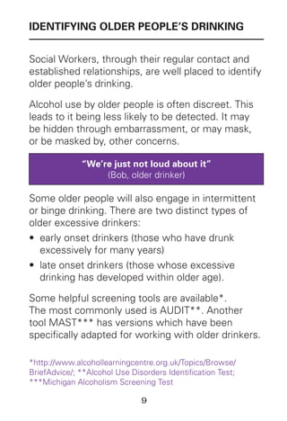 Older people & alcohol | PDF