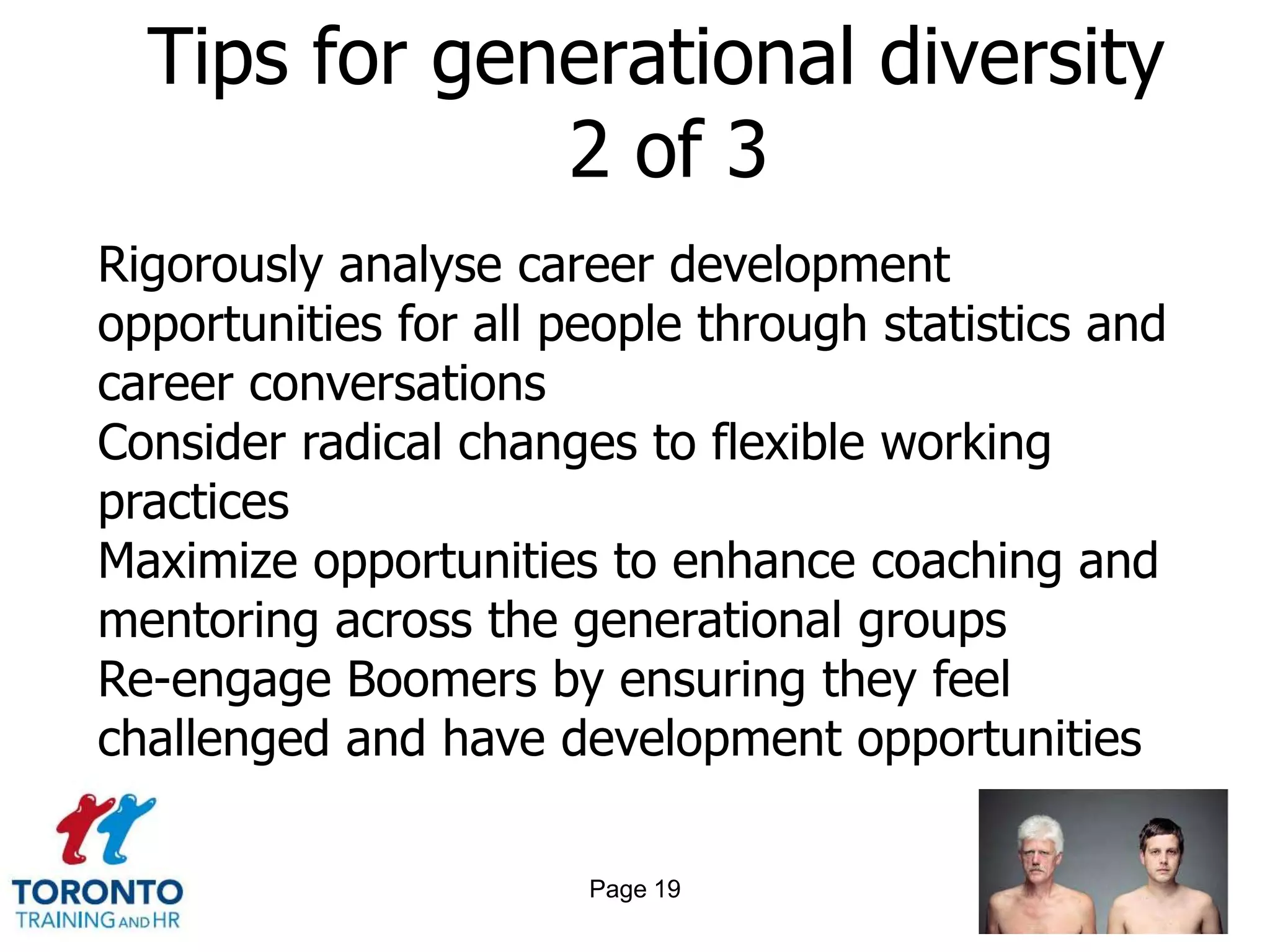 Older workers and generational differences May 2012 | PPTX