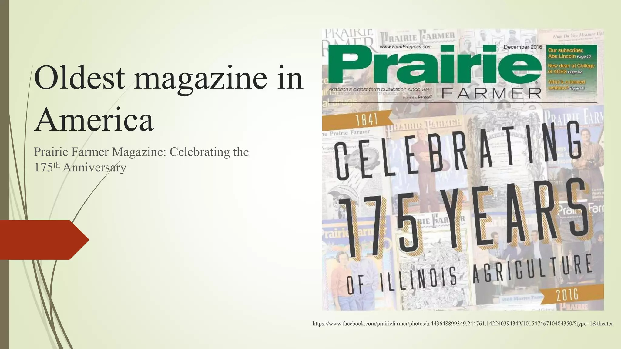Oldest magazine in america | PPTX | Agriculture | Industries