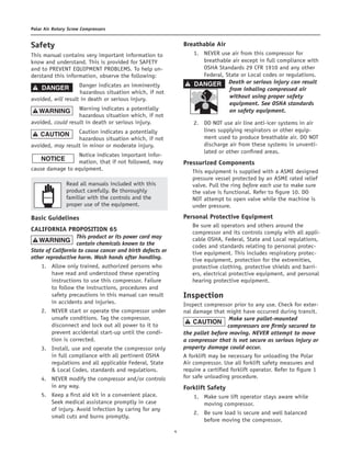 Old Generation Rotary Screw Air Compressor - Operating Instructions | PDF