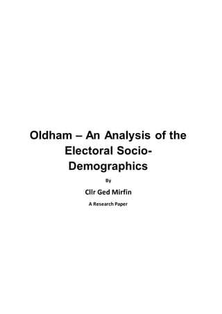 Oldham by-election demography | PDF