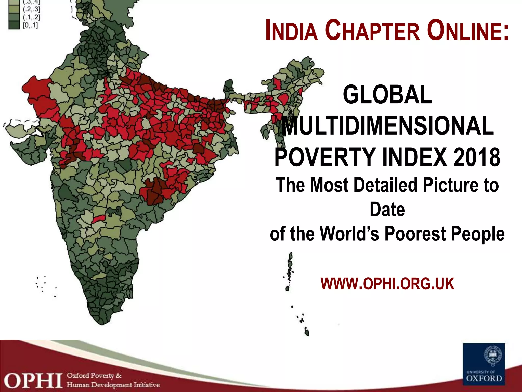 Power of partnership conference: Presentation: Multidimensional poverty index (MPI) | PPTX