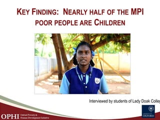 Power of partnership conference: Presentation: Multidimensional poverty ...