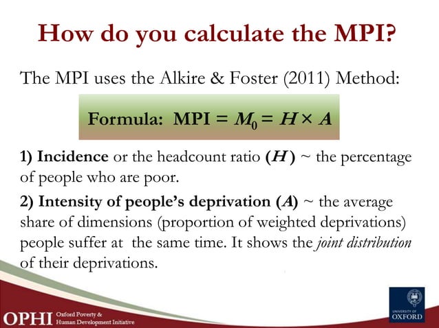Power of partnership conference: Presentation: Multidimensional poverty ...