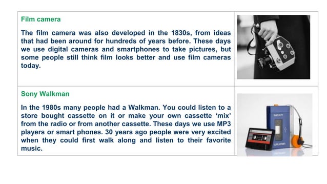 Old inventions that changed the world | PPTX | Home Entertainment ...