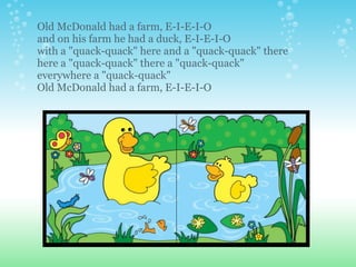 Old Mc Donald | PPT