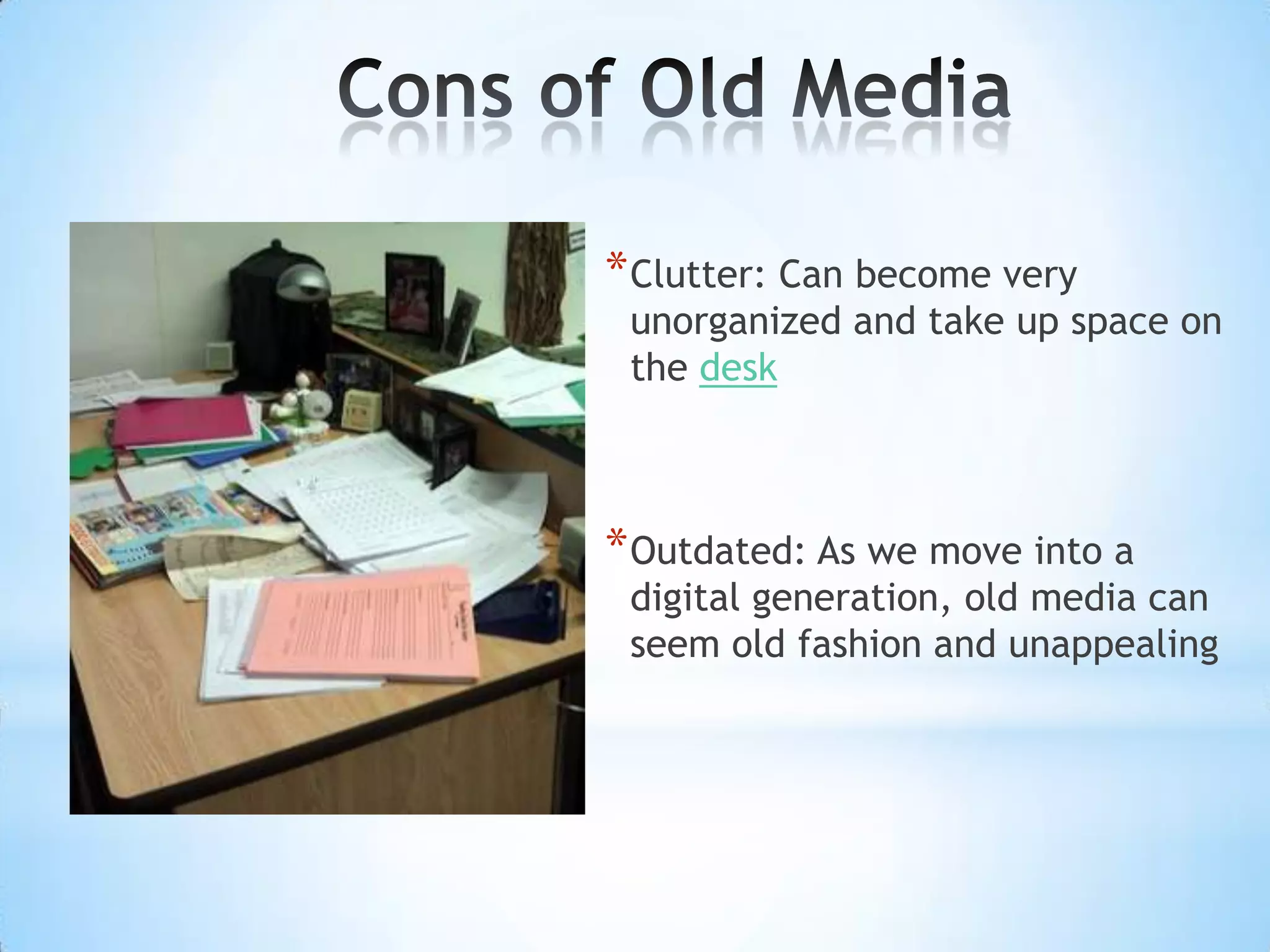 Old Media versus New Media | PPTX